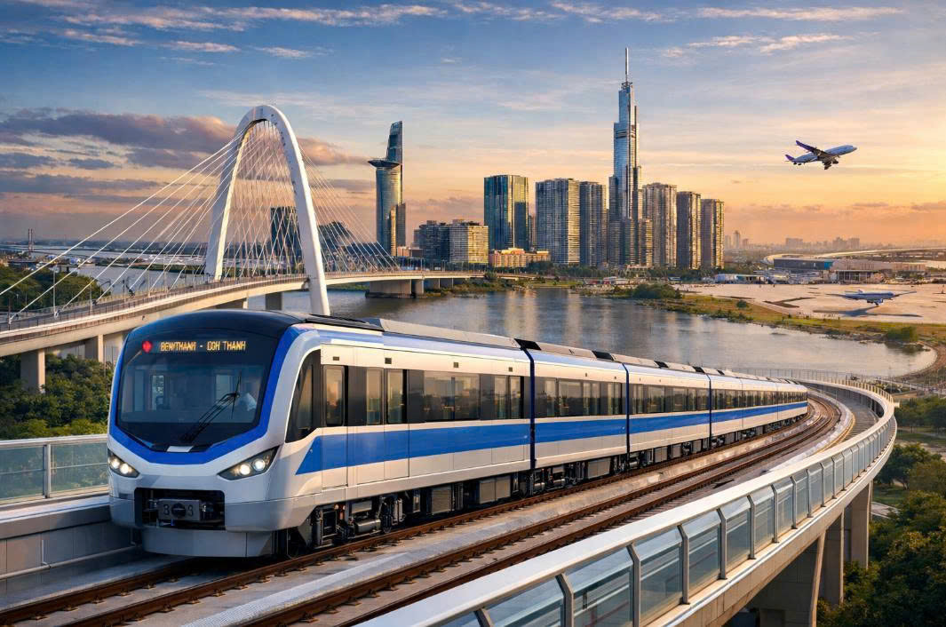 Tuyến metro kết nối TP.HCM đến sân bay Long Thành - 6000 tỷ
